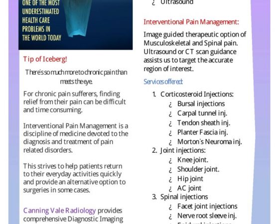 Advanced Pain Management - Canning Vale Radiology